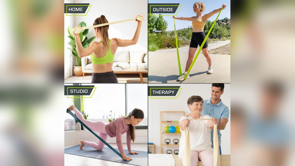 Flat Latex Resistance Bands Exercises: Ultimate Full-Body Workout Guide ...