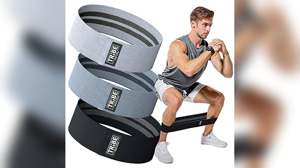 Tribe Lifting Fabric Resistance Bands Review: Effective Gray Hip Bands ...